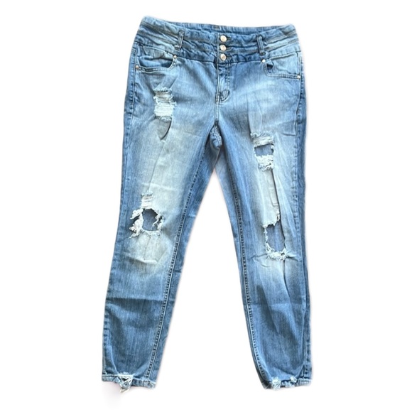 Blue Spice | Jeans | Blue Spice Distressed Denim Jeans Size 314 | Poshmark
